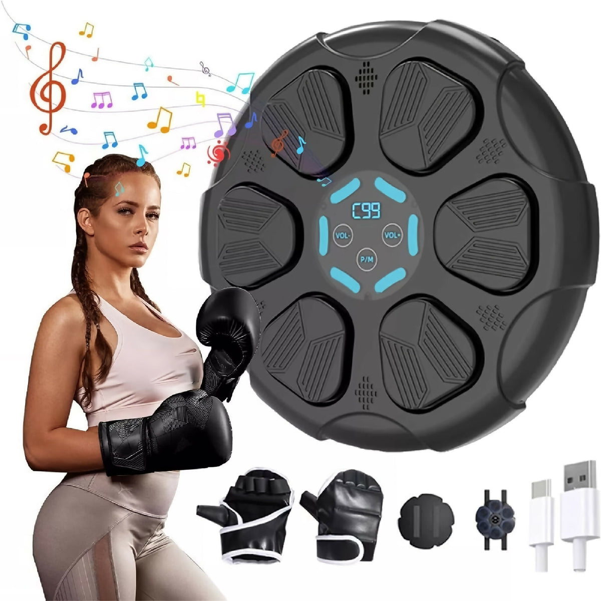 Intelligent Boxing Machine | Bluetooth Music Punch Pad | Home Training ...