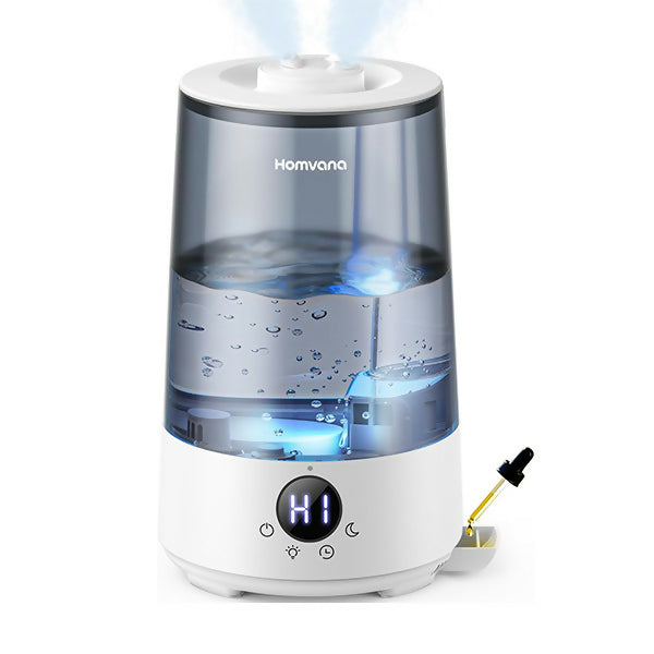 Homvana Humidifier for Bedroom, 3.6L Cool Mist for Large Room, 360° Ro ...