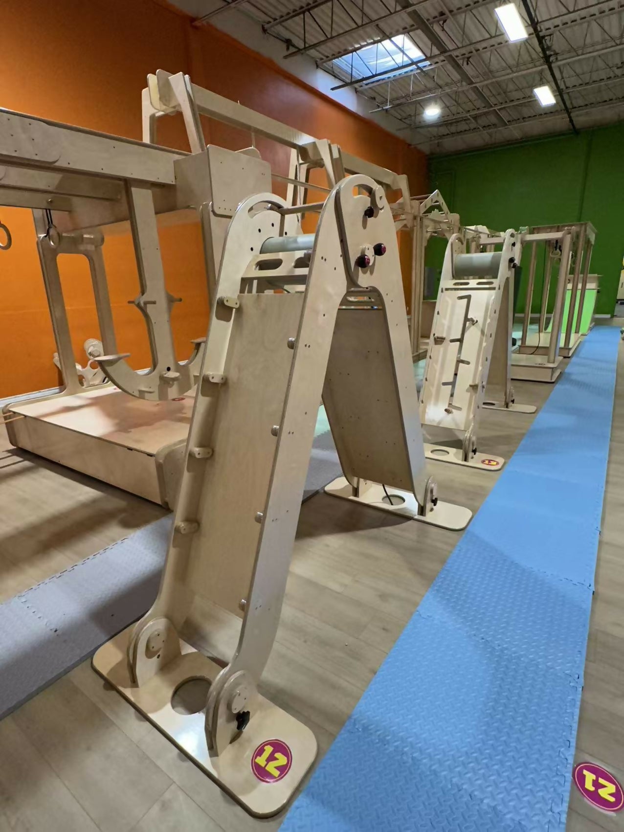 Wooden Indoor Climbing Ladder – Solid Birch Kids Gym — singclub